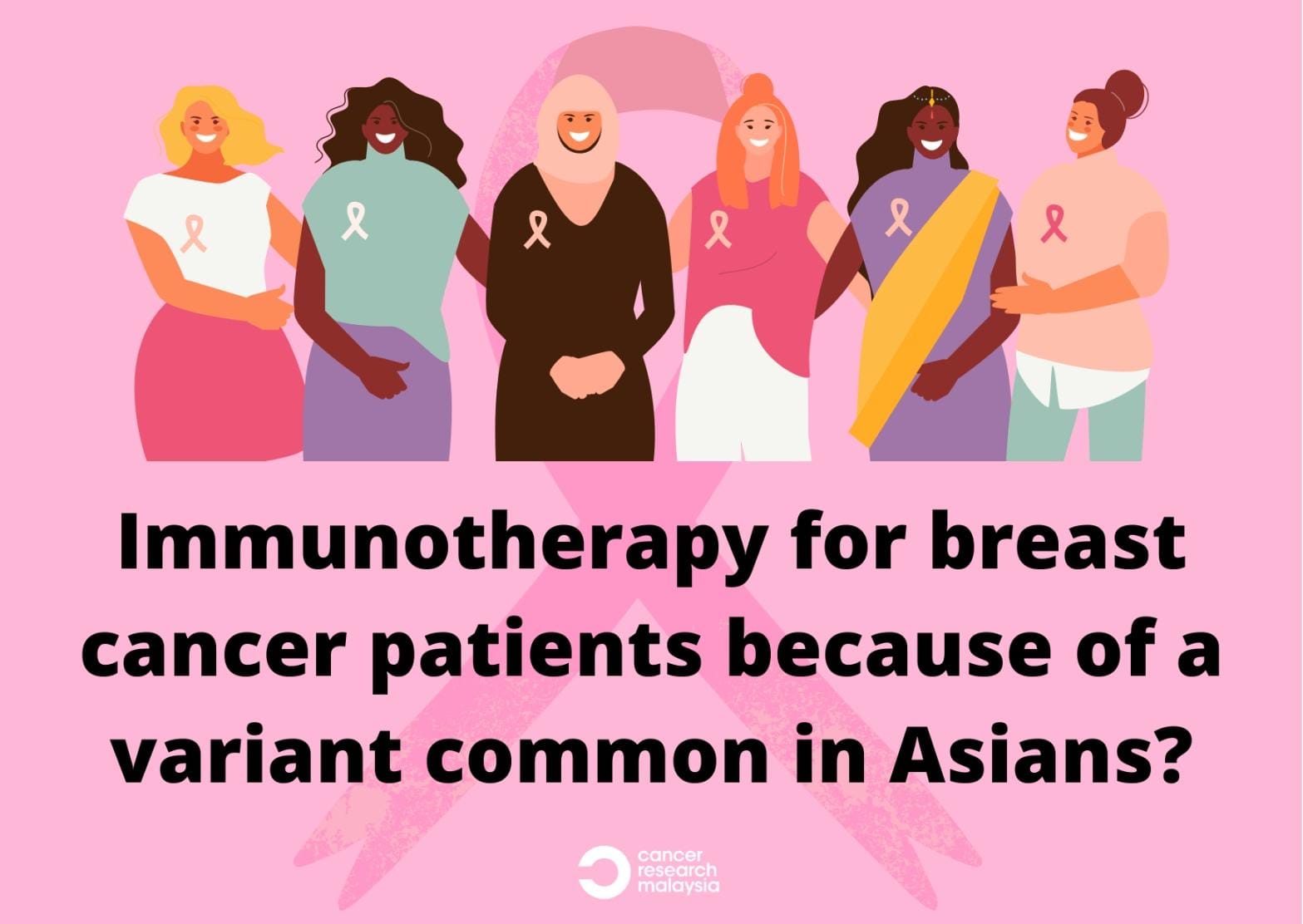 Immunotherapy for breast cancer patients because of a variant common in ...